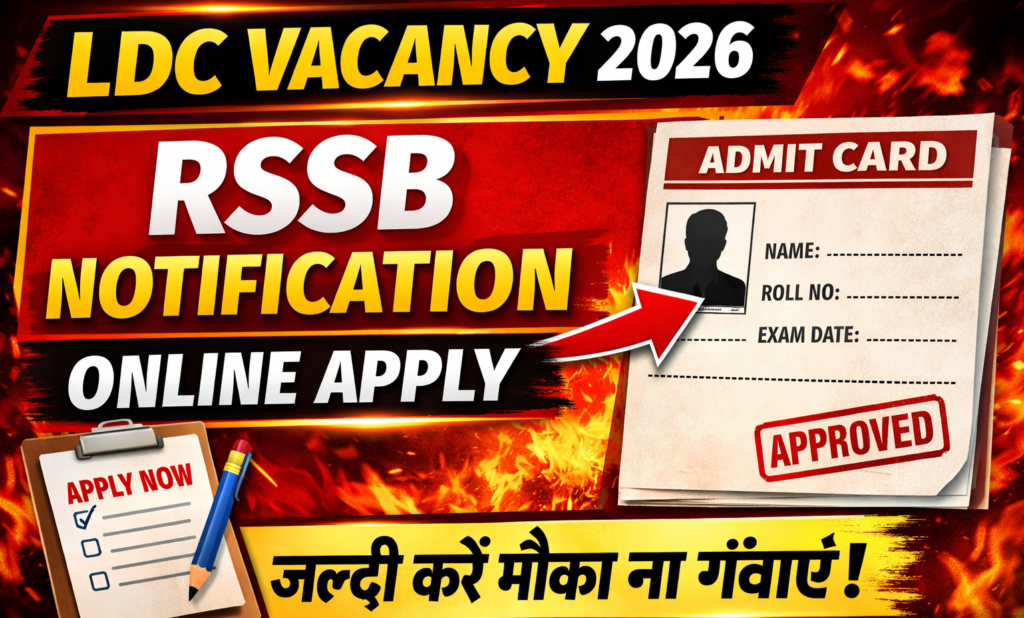 ldc 2026 new update - RAJASTHAN CLASSES EDU